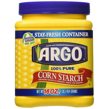 Argo 100% Pure Corn Starch 16 oz (Pack of 6) - Walmart.com