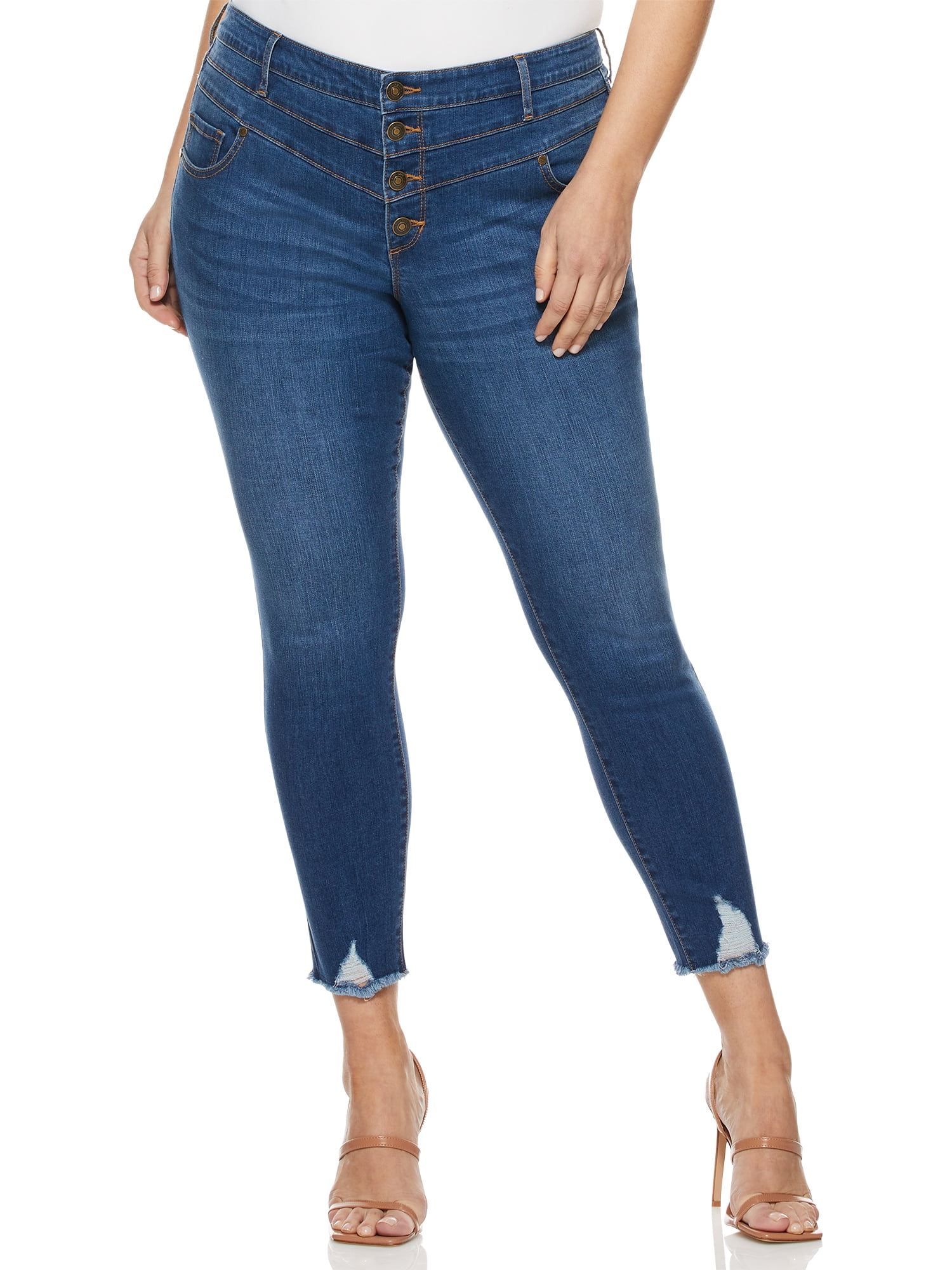 Buy Sofia Jeans by Sofia Vergara Plus Size Rosa High-Rise Corset Jeans ...