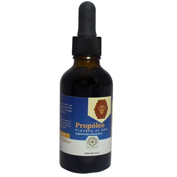 Propóleo Tintura al 20% Suplemento Alimenticio Bee Tierra 50ml ...
