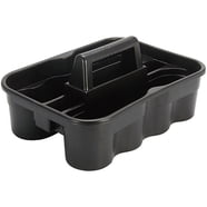 Rubbermaid Commercial Executive Carry Caddy, 2-Compartment, Plastic, 10 ...