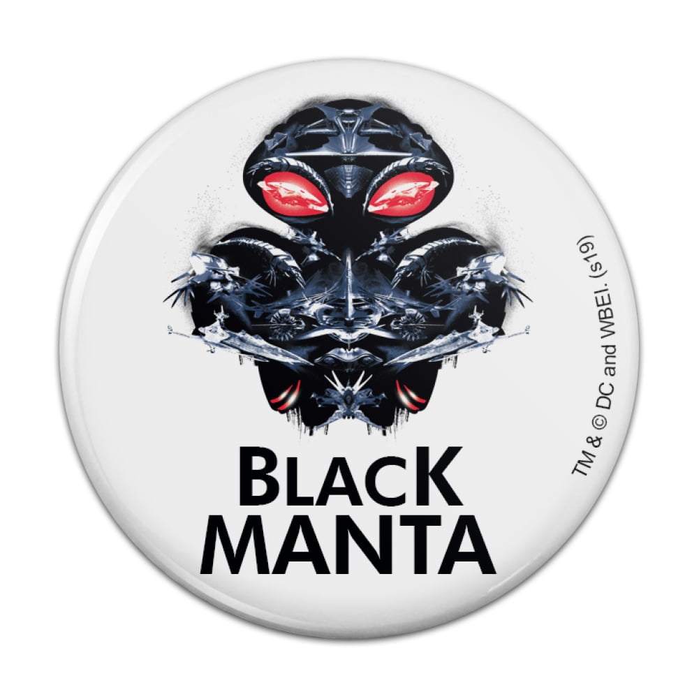 Aquaman Movie Black Manta Kitchen Refrigerator Locker Button Magnet ...