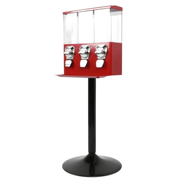 Triple Vending Machine, ABS Aluminum Alloy Candy Vending Machine with ...