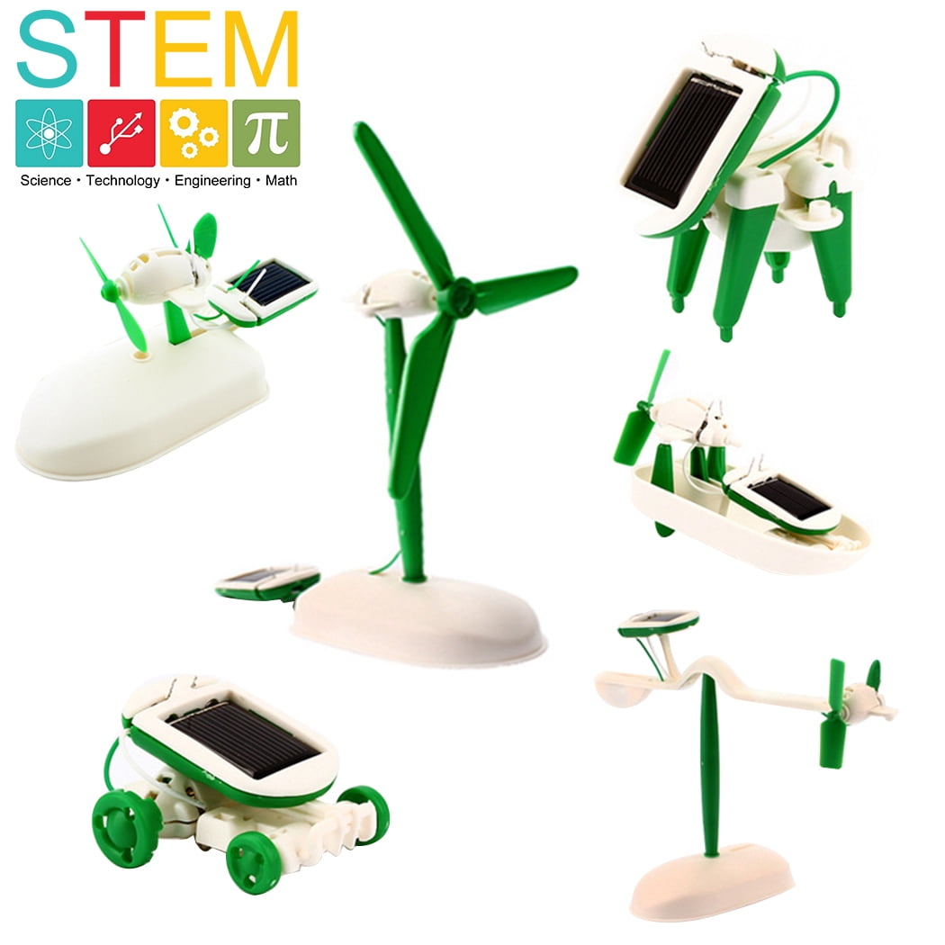 Science Building Kit Creative 6 in 1 DIY Robot Kit Robot Creation Kit ...