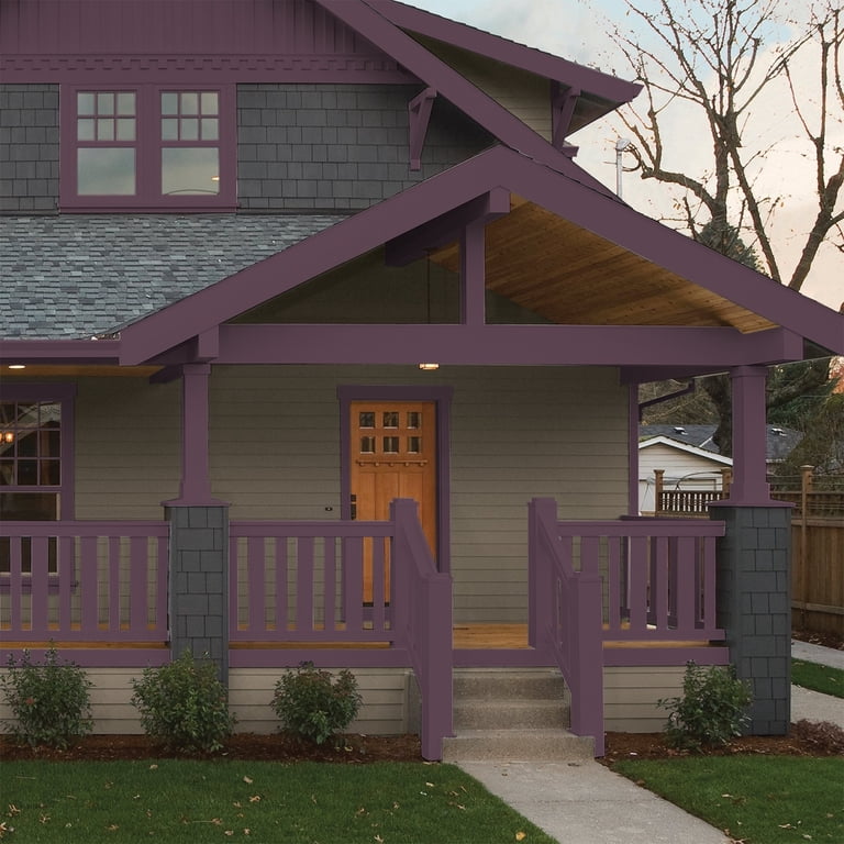 Purple House House Exterior Exterior House Colors House Colors