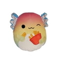 "Squishmallows Flip-A-Mallows 8"" Aika the Axolotl and Floyd Fries Soft ...