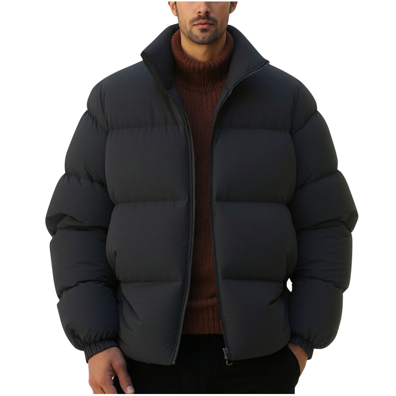 Click here for Njdvhb Fall Winter Coats For Men puffer Jacket Men... prices