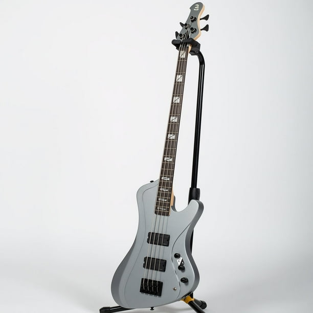 ESP LTD Signature John Campbell JC-4 Bass Guitar - Dark Grey Metallic ...