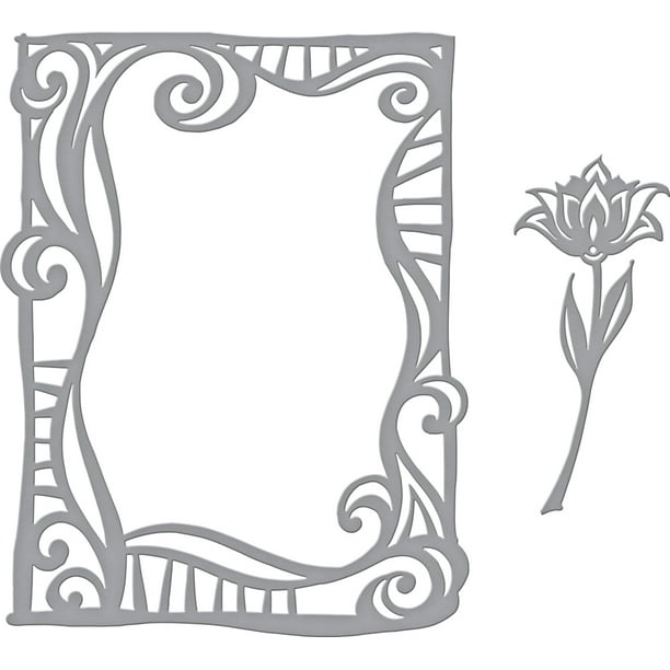 Spellbinders Shapeabilities Dies-Swirl Frame - Walmart.com - Walmart.com