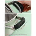 4pcs Black Silicone Pot Handle Covers - Heat Resistant Anti-Slip Handle ...