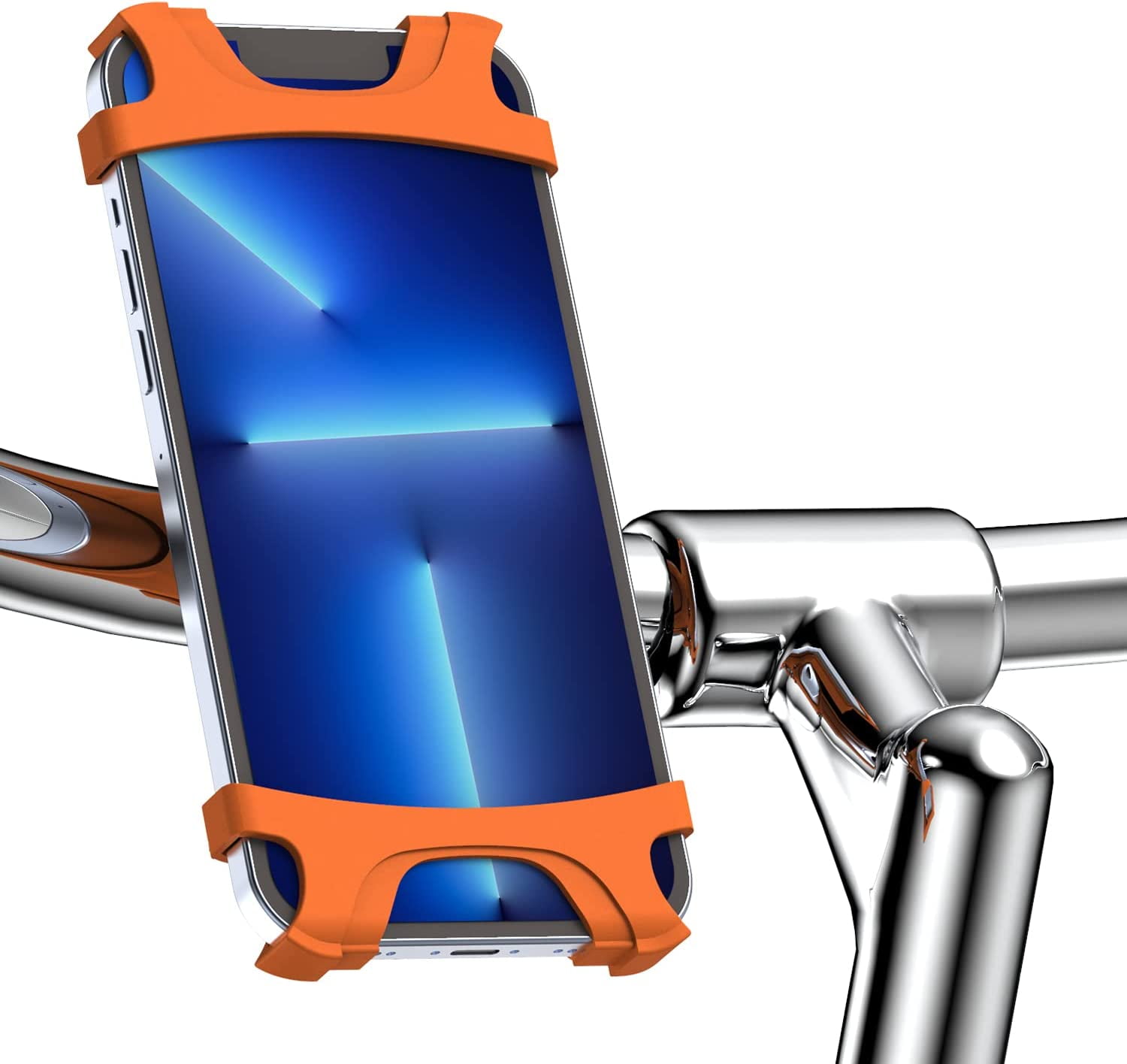 Bike Phone Holder, Silicone Motorcycle Phone Mount - Universal Bicycle ...