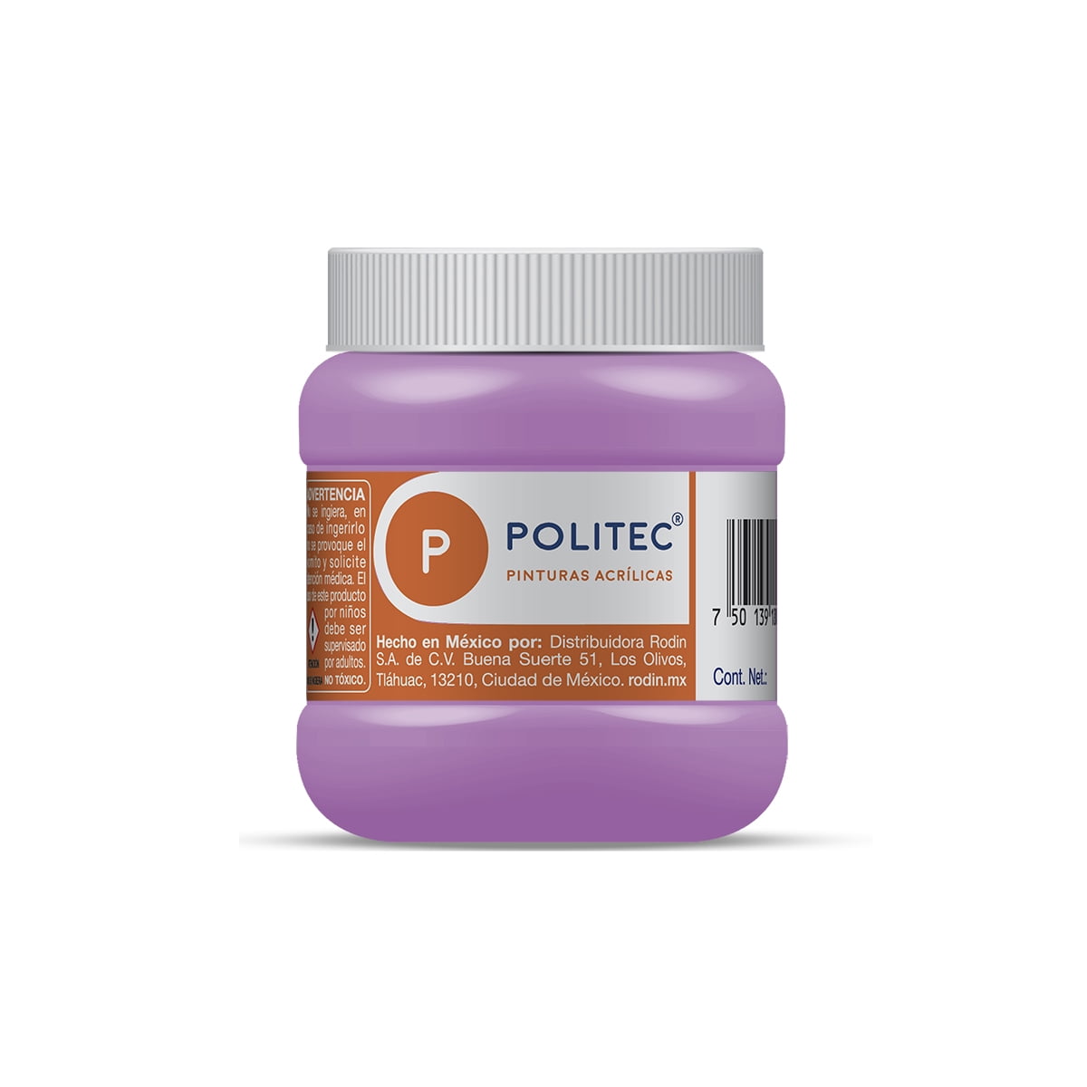 Pintura Acrílica POLITEC Violeta Claro 250 ml | Bodega Aurrera en línea