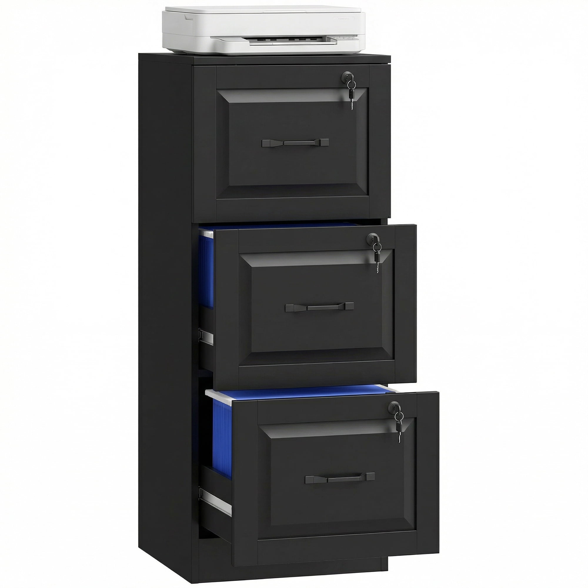 Click here for Homcom 3 Drawer File Cabinet With Lock  Vertical F... prices