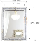 SHYFOY Rectangle Wall Mirror, 32x24 in Diamond Vanity Mirror - Walmart.com