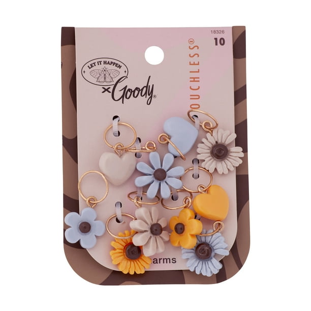Goody Tru X Let It Happen Collab Ouchless® Hair Charms Yellow & Blue ...