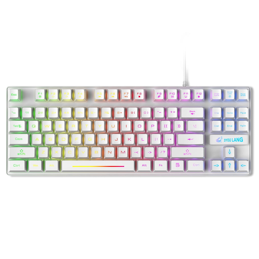 Click here for Thinsony Wired Led Backlit Keyboard Gamer 87-Key M... prices