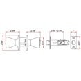 Design House 784793 Pro Tulip Hall and Closet Door Knob, Satin Nickel ...