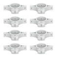 50pcs Electric Fence Insulators Pulse Electric Fence Terminal Rod Insulators With 32cm Hole For