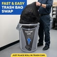Plastic Prince Black Hight Density Can Liners 40-45 Gallon Garbage Bags ...