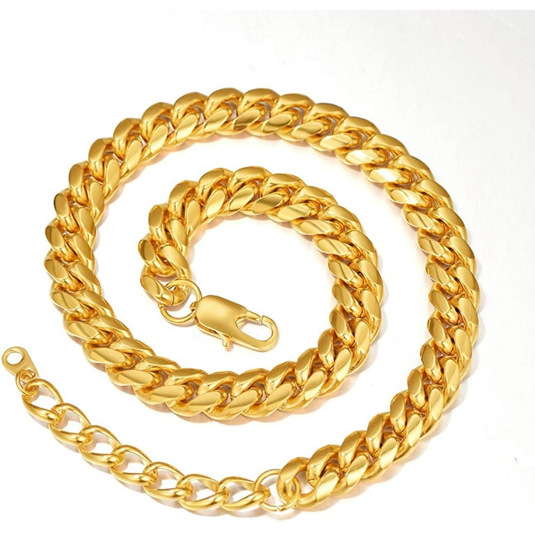 Short Gold Chain Designs For Men