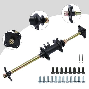 Motor Genic 29" Rear Axle Assembly Complete Wheel Hub Kit for Go Kart ...