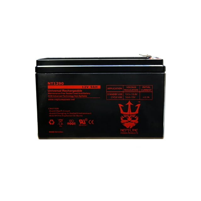 12V 9AH Sealed Lead Acid (SLA) Battery (12V 9AH, 12-9, 12 Volt 9 AH ...