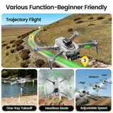 Wefone M3 Foldable Drone with Camera, Obstacle Avoidance, 2 Batteries ...