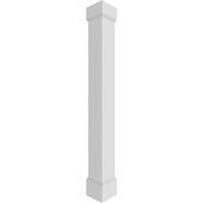 8"W x 12'H Endura-Craft Square Non-Tapered, Recessed Panel Column ...