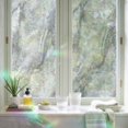 Abstract Marble Texture Window Privacy Film, Rainbow Film Decorative ...