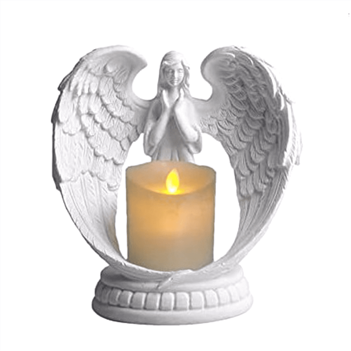 Click here for Unbranded Starry White Angel Wing Praying Sandston... prices
