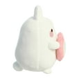 Aurora - Small White Molang - 6" Rainbow Heart Molang - Playful Stuffed ...