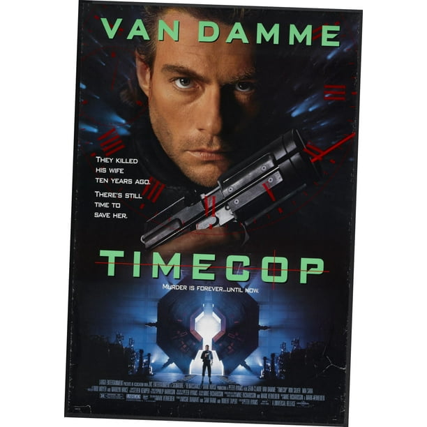 Timecop Movie Poster 12x16 Art Print on Metal Sign 12in x 16in Multi ...