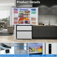 French Door Refrigerator, 18.8 Cu.Ft. Counter Depth Stainless Steel ...