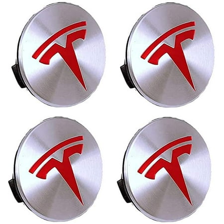 TILIY Model 3 Model S Model X Wheel Hub Caps, Wheel Caps Kit, 4 Pcs ...