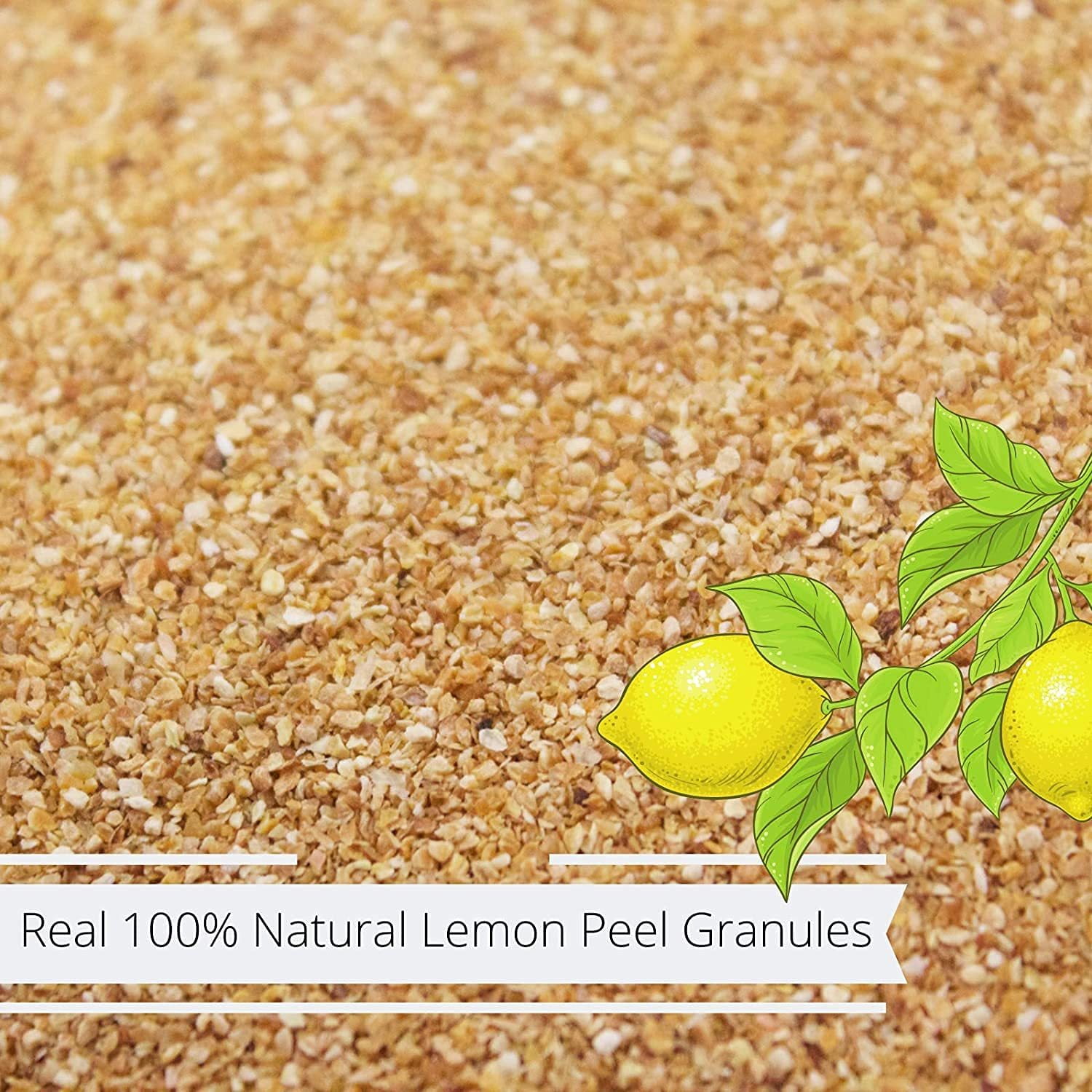 Gourmet Granulated Lemon Peel By Its Delish – 2 lbs Bulk Bag. – 100% ...