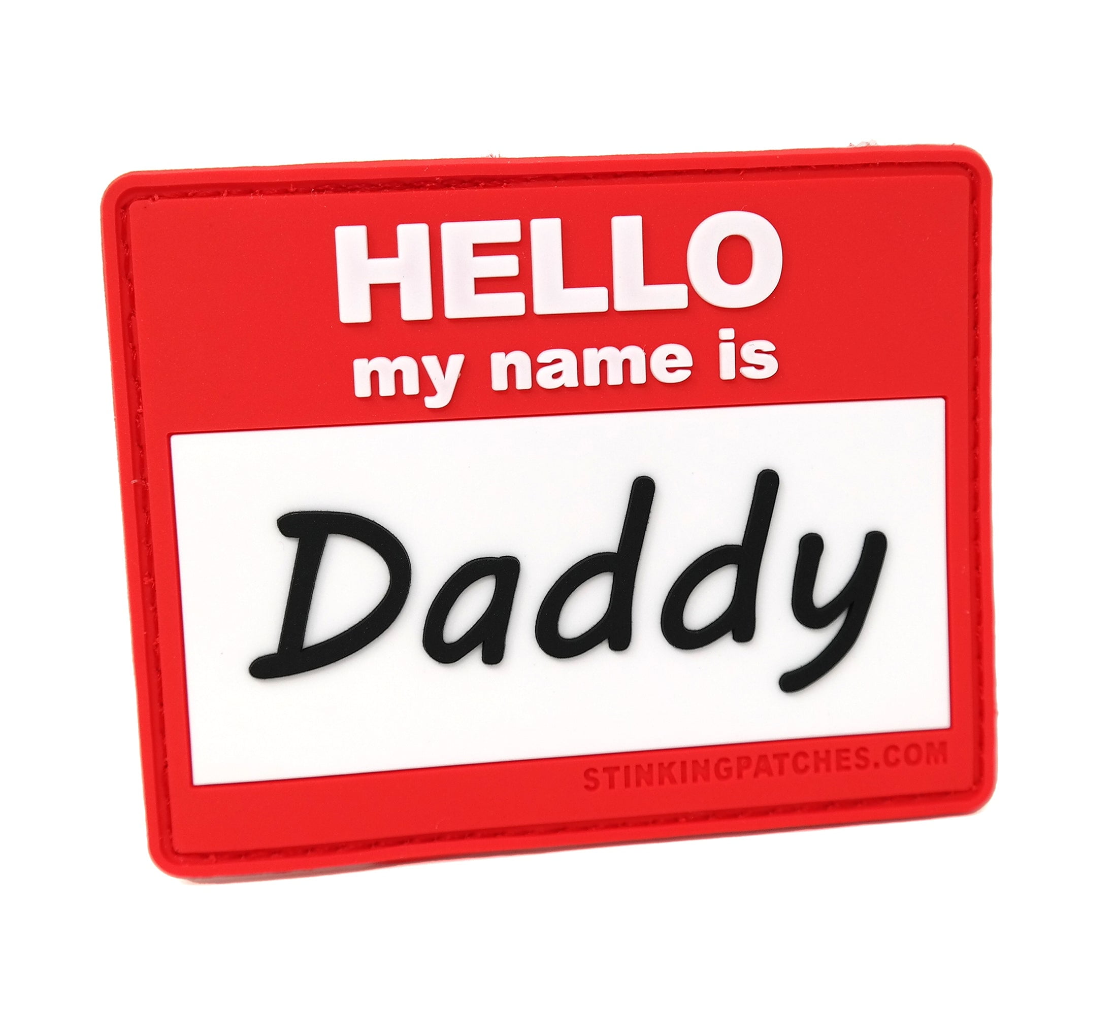 Hello My Name is Daddy PVC Hook and Loop Patch | Funny Tactical Patch ...