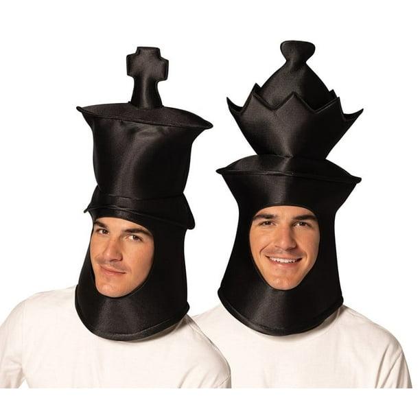 Rasta Imposta Ultimate Deluxe Black King & Queen Chess Headpieces ...