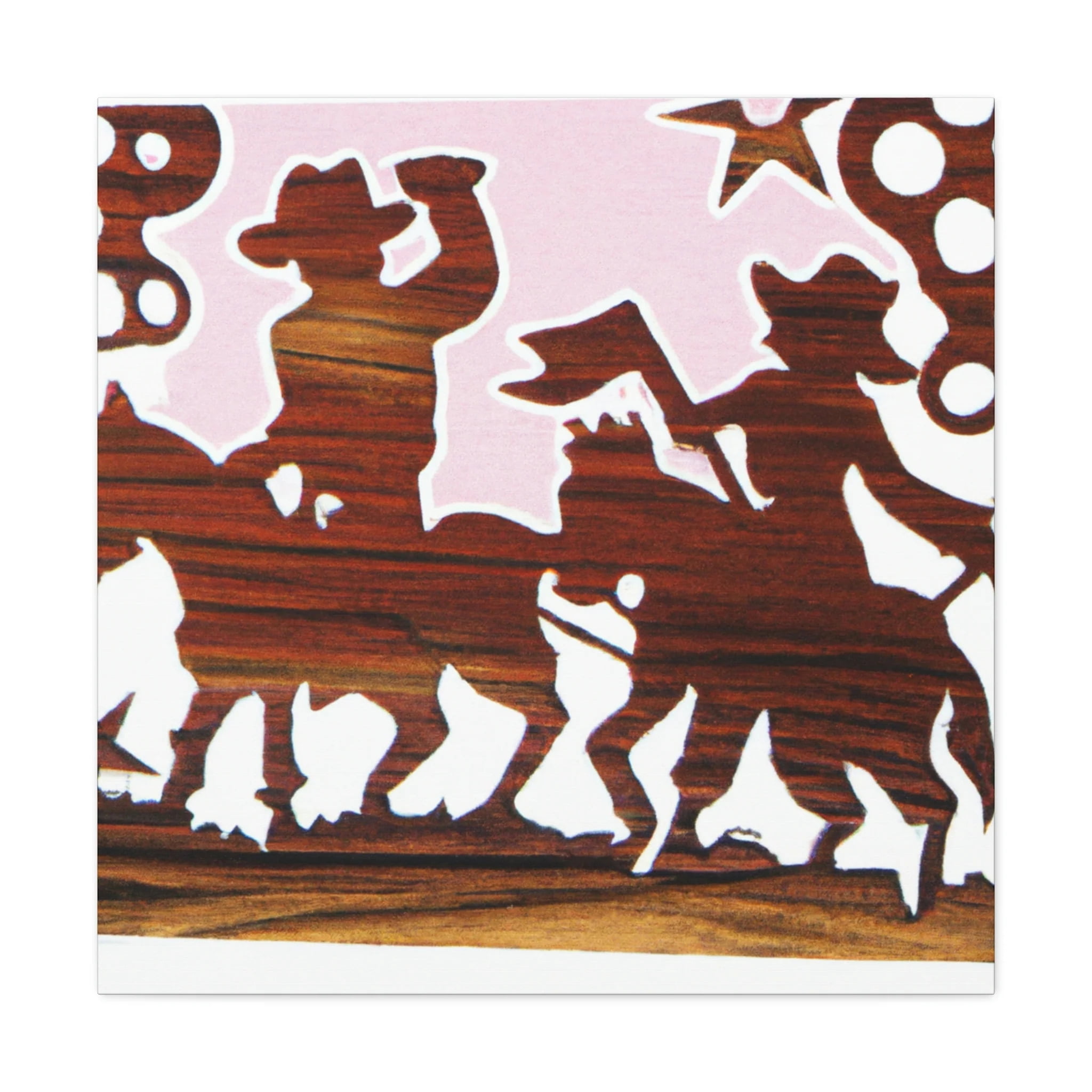 Raising Cattle Marked. - Canvas - Walmart.com