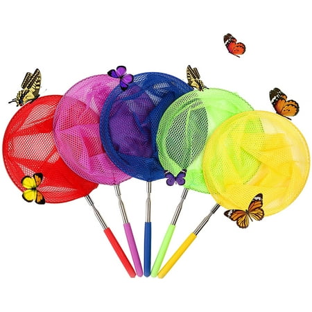 Telescopic Butterfly Net,Butterfly Nets Catcher for Kids 5 Pack for ...