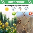 10 Panels No Dig Decorative Garden Fence for Yard, 40in (H) x 23.6ft (L ...