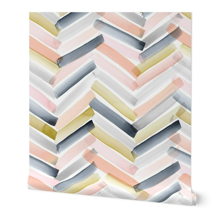 Mustard Yellow Chevron Background