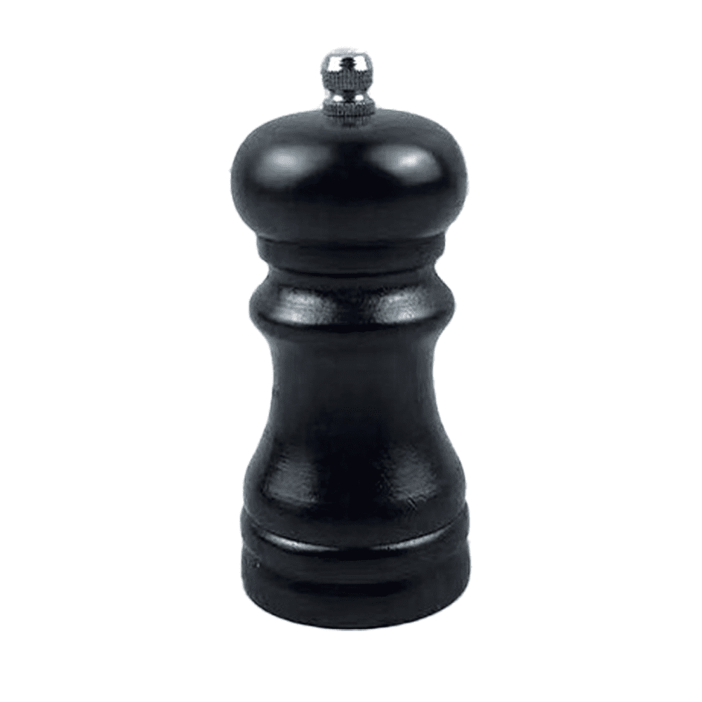 Pepper grinder wooden stainless steel core manual freshly ground black ...
