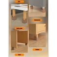 4Pcs Adjustable Chair Risers Furniture Heightening Foot Pad Bed Table ...
