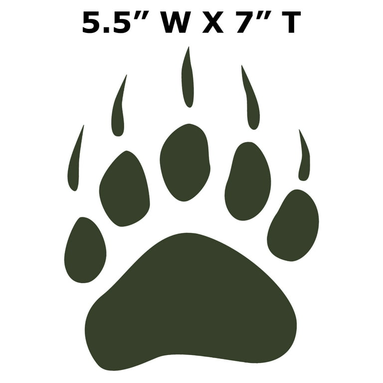 Black Bear Paw Print