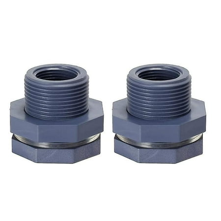 Water Tank Fitting, Garden Faucet Kit With 2 X 3/4inch Pvc Bulkhead ...