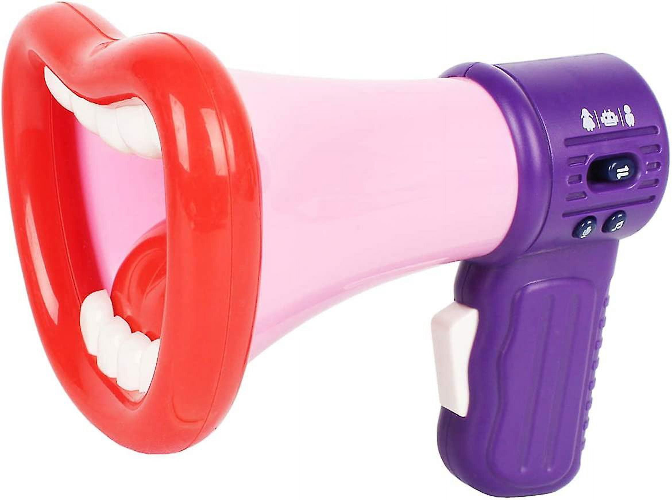 Yjmei - Megáfono con cambiador de voz divertido y boca grande, juguete ...
