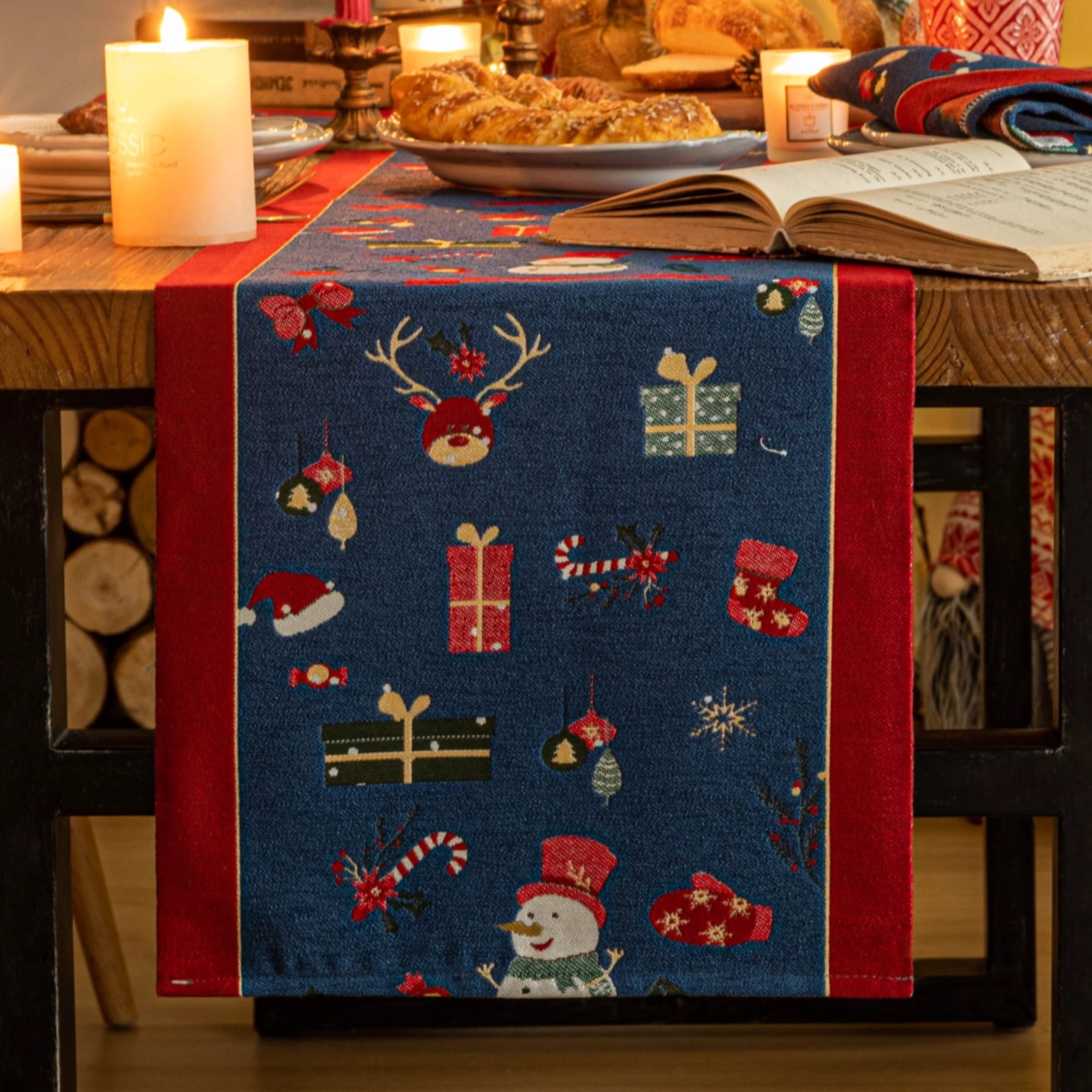 Click here for Christmas Table Runner  Winter Christmas Decoratio... prices