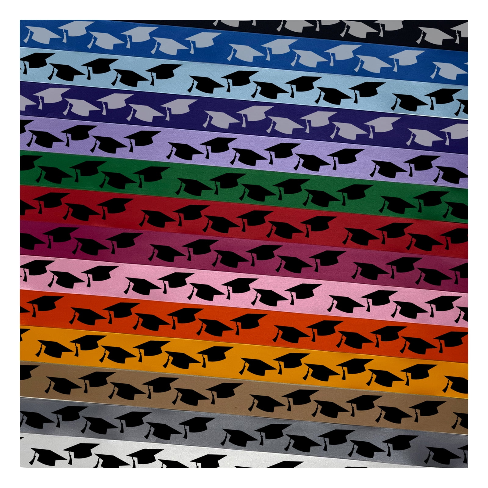 Graduation Caps School College Satin Ribbon for Gift Wrapping Bows ...