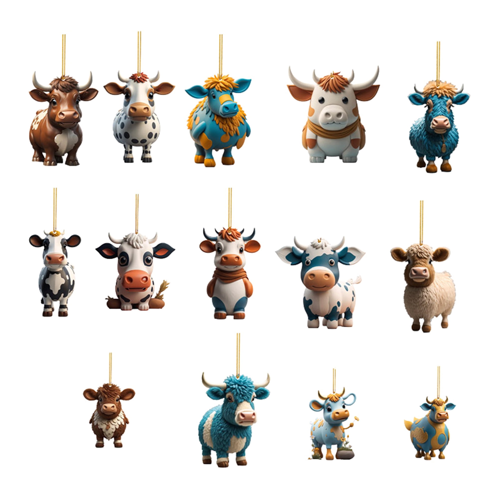 Click here for Fortune 14pcs Christmas Tree Ornaments  Cute Highl... prices