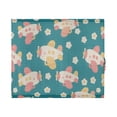 Airplane Flower Pattern Door Curtain Sheer Privacy Light Filtering ...