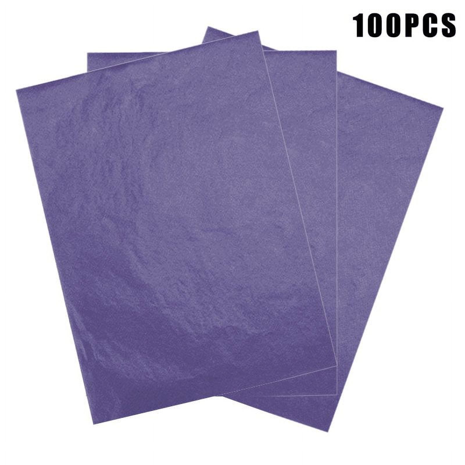 100 Feuilles de Papier Carbone Transfert Graphite Traçage A4 pour Toile ...